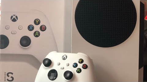 Unboxing Xbox series s smallest Xbox ever