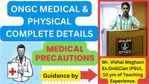 Medical process in OnGC | Medical precautions | DO'S AND DON'TS IN OnGC ...