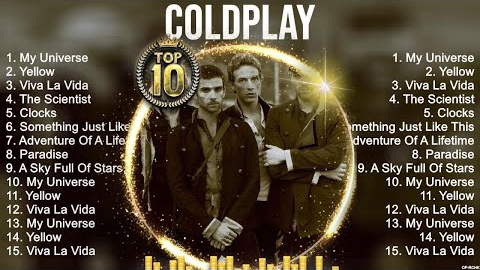 Coldplay Greatest Hits ~ Best Songs Music Hits Collection Top 10 Pop ...